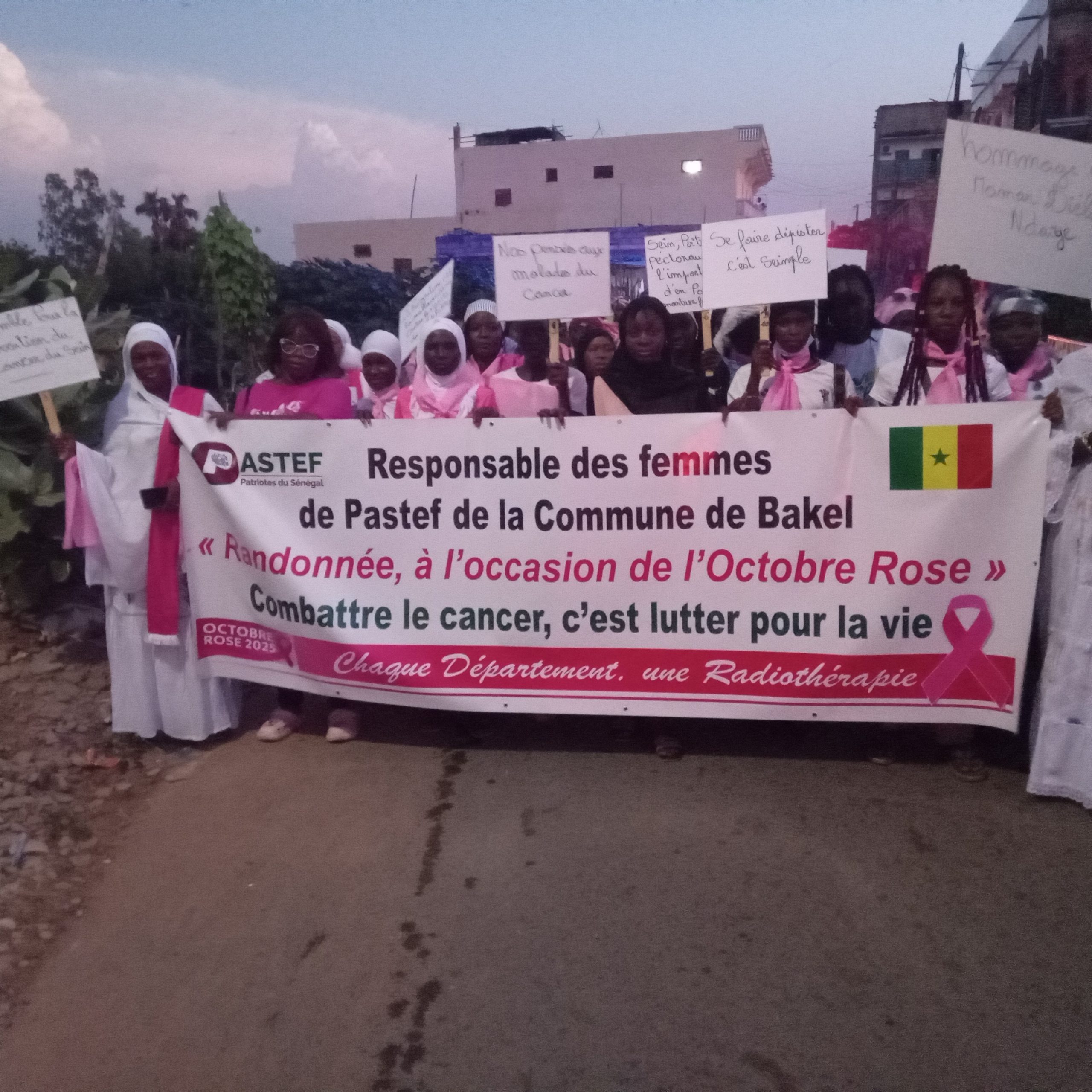 RANDONNEE PEDESTRE DES FEMMES DE PASTEF DE LA COMMUNE DE BAKEL A L’OCCASION DE LA CAMPAGNE D ...